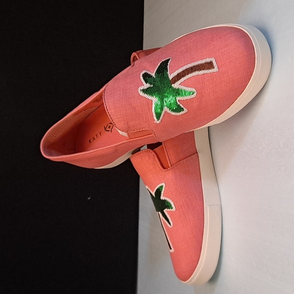 Katy Perry Collections | Shoes | Katy Perry M Pink Canvas Sneakers With ...